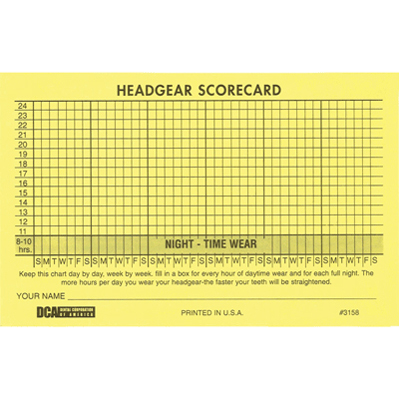 49-5042 Sklar HEADGEAR SCORE CARDS 100/PK - Steeles.com | Steeles.com